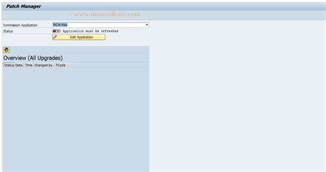 CACS UPGRADE SAP Tcode ICM Upgrade Of Application