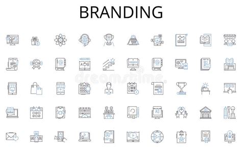 Branding Line Icons Collection Collaboration Iterative Scrum Prioritization Self Organizing