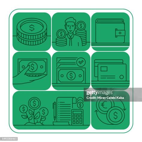Money Banner Line Icon Set Design High Res Vector Graphic Getty Images