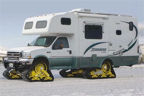Off Road Adventure 4x4 Motorhome On Mattracks