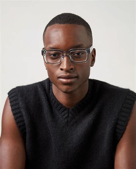 05 Optic Grey Acetate Eyeglass Frame Chimi