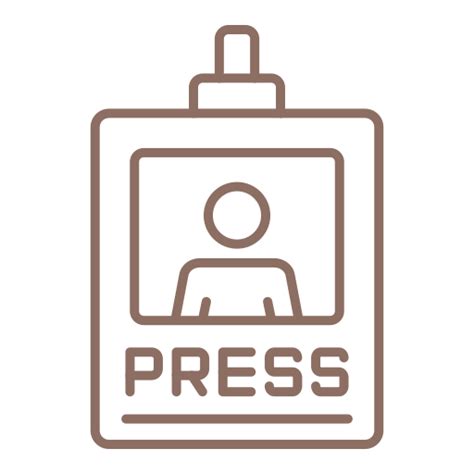 Press Pass Generic Color Outline Icon