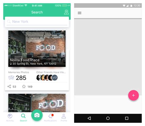 Sh And Web Diferencias En El Diseño De Aplicaciones Nativas Para Ios Y Para Android