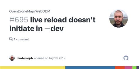 Live Reload Doesnt Initiate In Dev · Issue 695 · Opendronemap