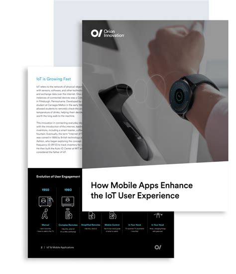How Mobile Apps Enhance The IoT User Experience Orion Innovation