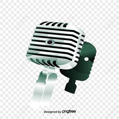 마이크 일러스트검은색효과 원소삽화 Png 일러스트 무료 다운로드 Lovepik