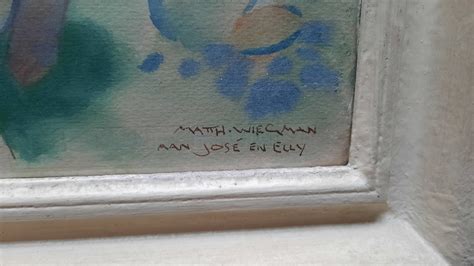 Matthieu Wiegman Man Jose En Elly Verkocht Kunstveilingnl