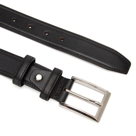 Ripley Cinturon Clasico Formal Guante Negro