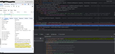 Spring Security Springbootsecurity Csrf Token Does Not Work In Angular But In Postman Stack