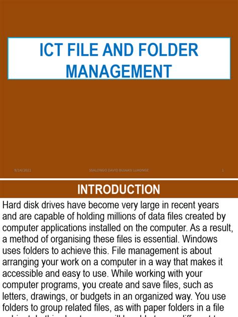 File And Folder Management Pdf Computer File Byte