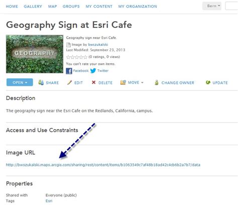 Using Photos Stored In ArcGIS Online