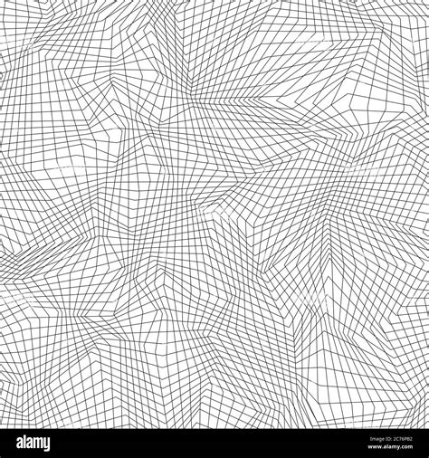 Geometric Low Poly Triangle Linear Pattern Stock Vector Image And Art Alamy