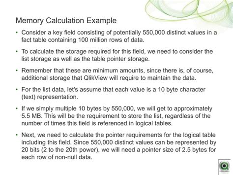 V Qlik View Datastorage PPT