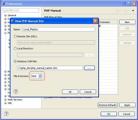 How To Attach Php Documentation In Eclipse Stack Overflow
