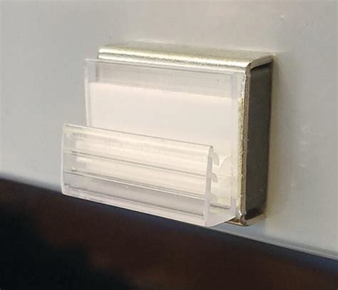 Multifunctional Magnetic Aisle Sign Gripper Holders Magnetic Sign Holder With PVC Gripper MAG25