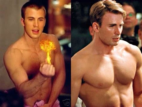 ล่ำแน่นแมนเกินร้อย คริส อีแวนส์ กัปตันอเมริกาผู้น่าลิ้มลอง