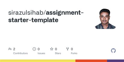 Github Sirazulsihabassignment Starter Template