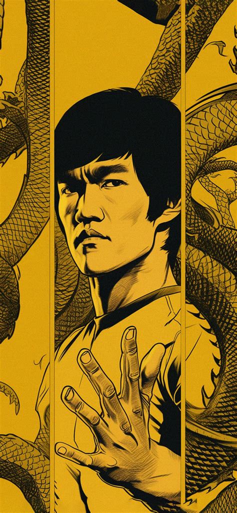 Bruce Lee Yellow Wallpapers Bruce Lee Wallpapers For Iphone 4k