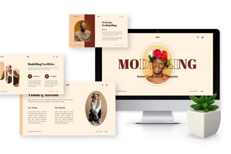Modelling Model Powerpoint Templates Incl Model And Beauty Envato