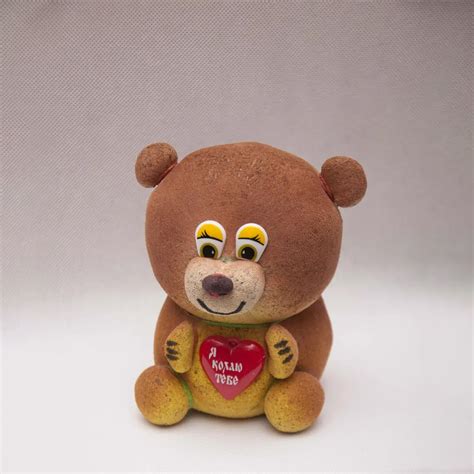 Купить Травянчик Мишка с сердечком Цена фото описание отзывы Курьерская доставка в Киеве по