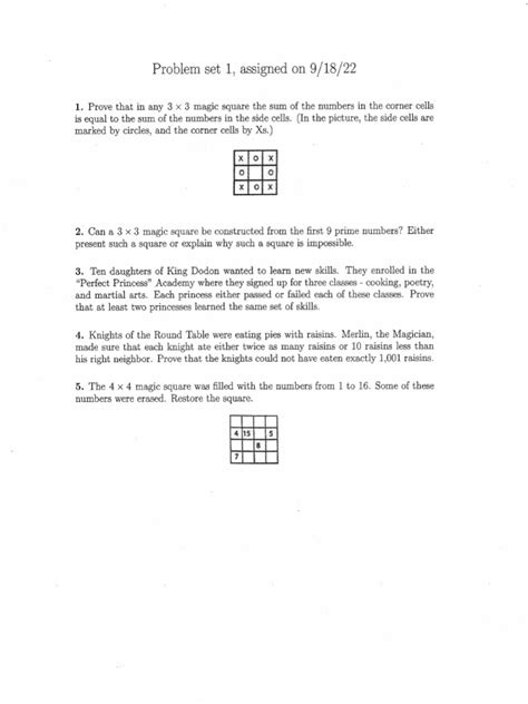 Problem Set 1 Pdf
