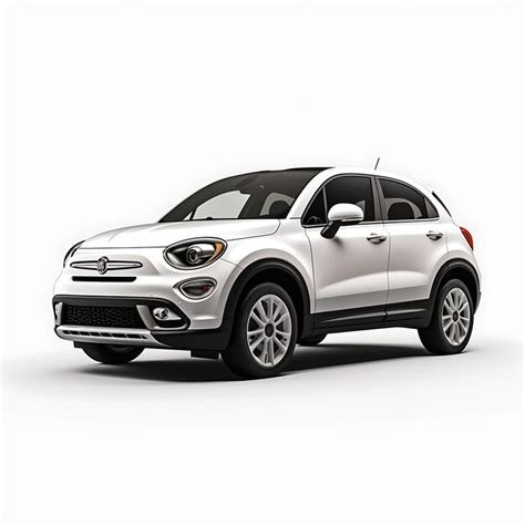 Premium Ai Image Car Isolated On White Background Fiat 500x Rugged