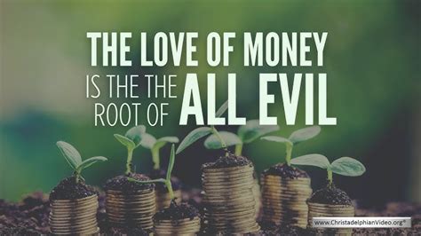 Money Is The Root Of All Evil Images Money Is The Root Of All Evil So