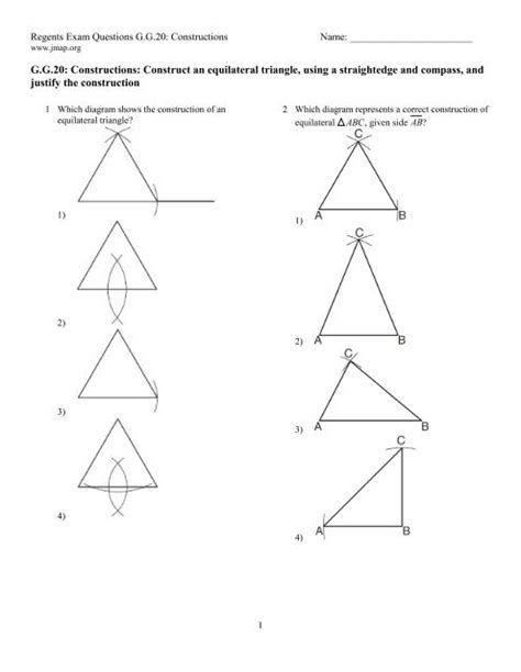 Construct An Equilateral Triangle Using A Straightedge And Jmap