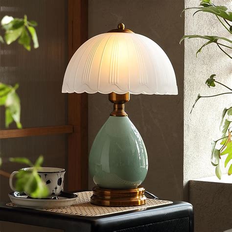Glivpny Vintage Lamp For Living Room 16 Modern Ceramic Table Lamps For