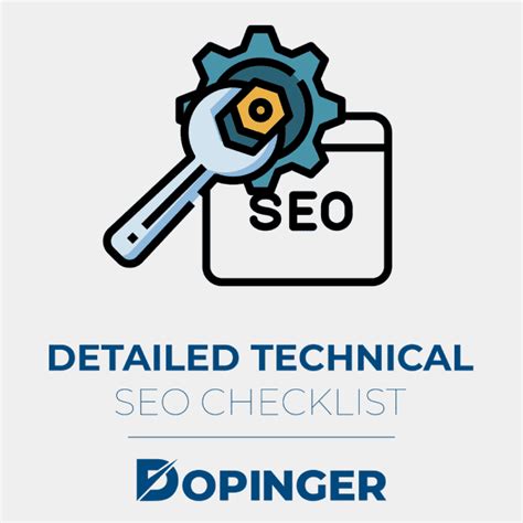 Technical Seo Checklist The Ultimate Guide Dopinger