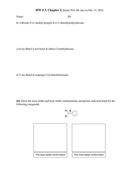 Solved For B C And D The Question Is Write Structure Chegg Com