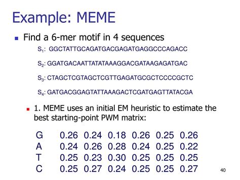 Ppt Regulatory Motif Finding Powerpoint Presentation Free Download