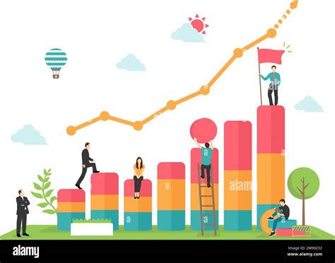 Business Growth Business Development Motif Vector Illustration Stock Vector Image And Art Alamy