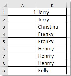 How To Add Unique Id Number Column For Duplicate Rows In Excel