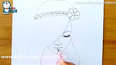 طراحی دختر زیبا