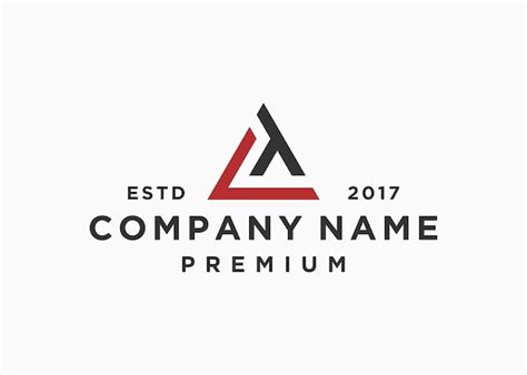 Premium Vector Letter Lt Triangle Logo Design Vector Illustration Template