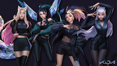 League Of Legends K Da Popstars The Baddest 8k Wallpaper Download