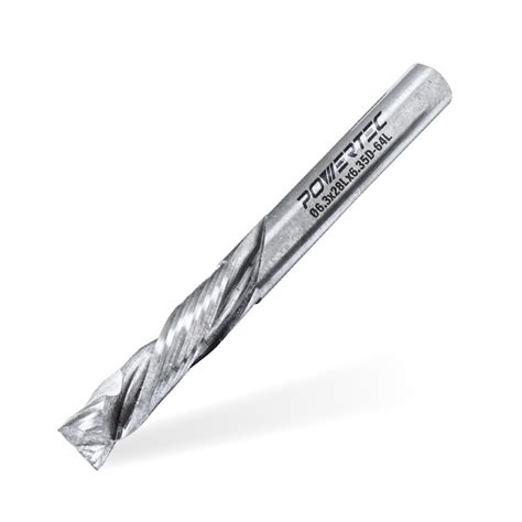Powertec Up Down Cut Compression 1 4“ Spiral Router Bit 1 4 Shank Carbide Router Bit W 1 7 64