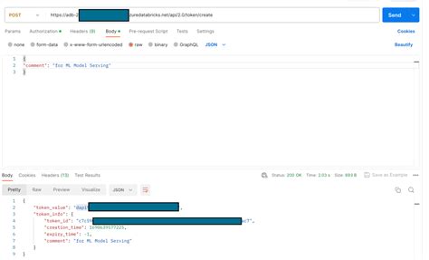 securing azure databricks ml model serving endpoint with service