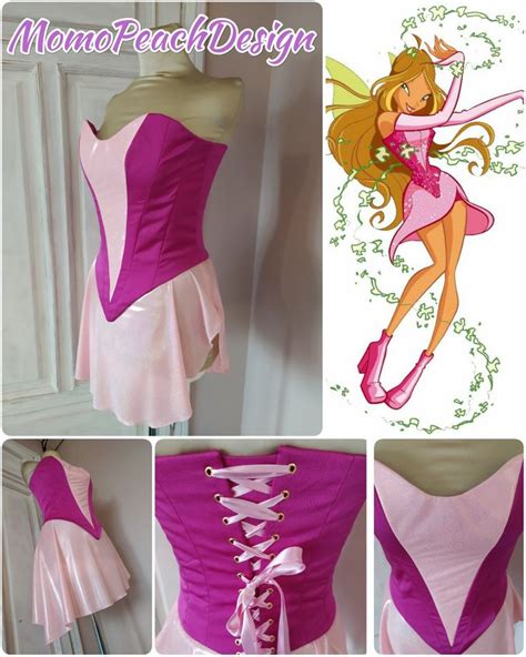 Flora Magic Winx Cosplay Abiti Halloween Carnevale