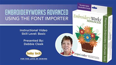 Embroideryworks Advanced Using The Font Importer