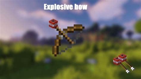 How To Make An Explosive Bow In Vanilla Minecraft Using Commands Java Only Youtube