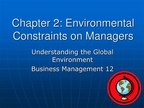 Ppt Chapter 2 Environmental Constraints On Managers Powerpoint Ppt Chapter 2 Environmental Constraints On Managers Powerpoint