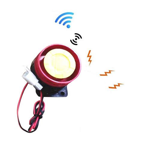 12v 오토바이 도난 방지 보안 경보 시스템 장치 125db 원격 제어 키 스피커 알람 방수 장치 유니버설 오토바이 액세서리