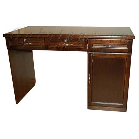 Письменный стол Ns0403 из массива дерева купить в Москве — мебельный