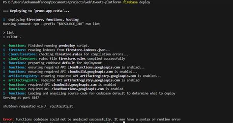 Deploy Message Showing Shutdown Requested Via Quitquitquit Using Version 12 4 1 · Issue