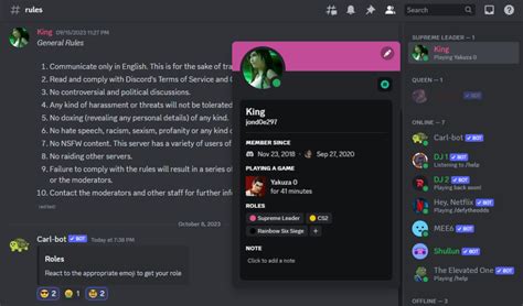 How To Create Reaction Roles For Discord Using Carl Bot