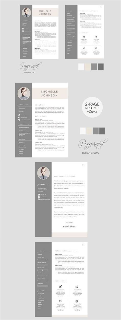 Resume Template Cover Letter