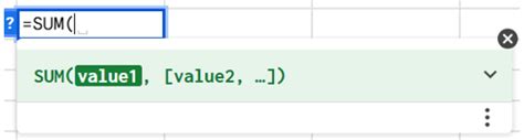 SUM Google Sheets Function Definition Examples How To Use