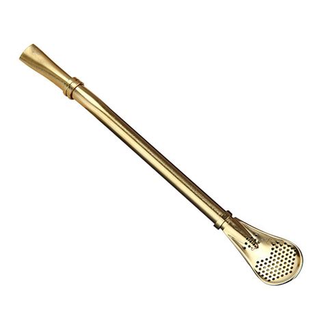 6 Pieces Smooth Stainless Steel Yerba Mate Tea Bom Grandado